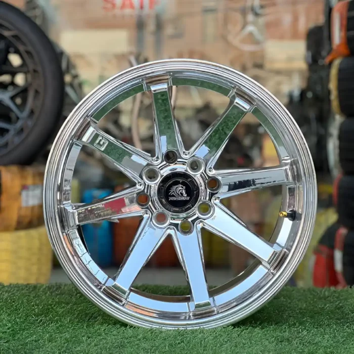 Buy 15 Inch Aftermarket Full Chrome Nova Alloy Rim in Pakistan